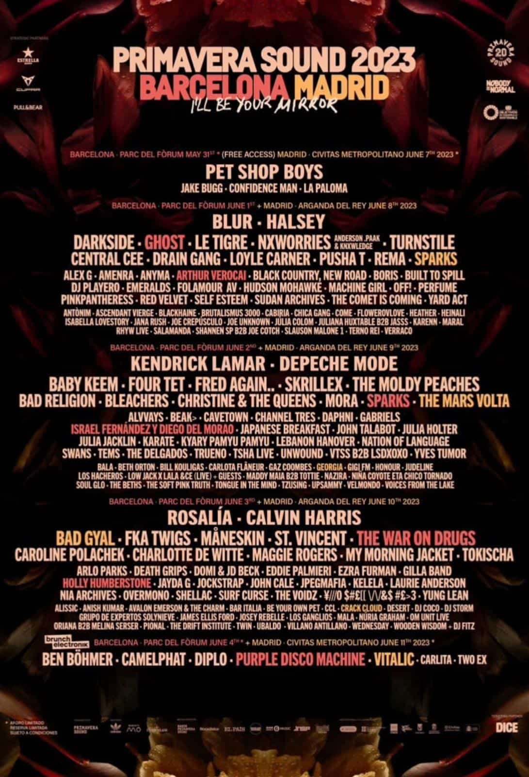 Primavera Sound 2023, annunciata la line up completa